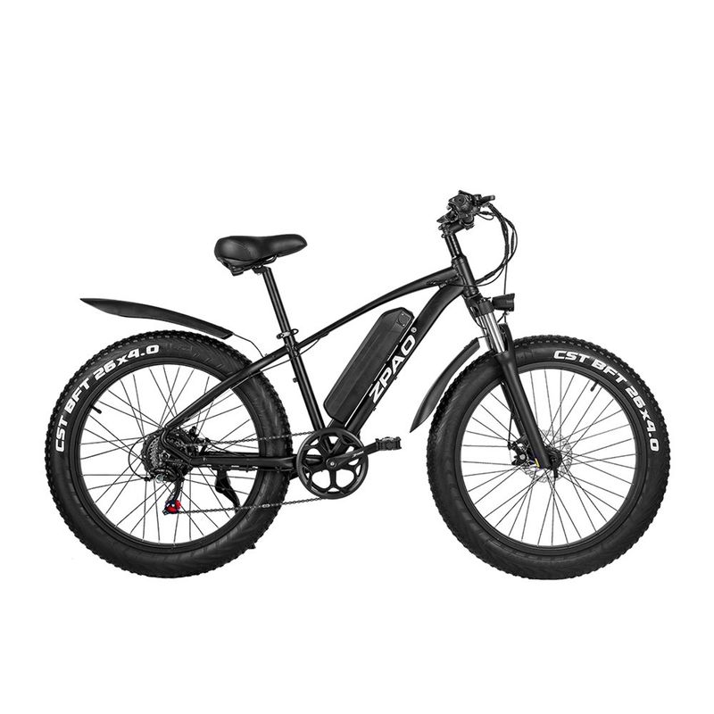 High Power 26 Inch 48V 1000W Fat Tyre Electric Bike With 14Ah - 17Ah ...