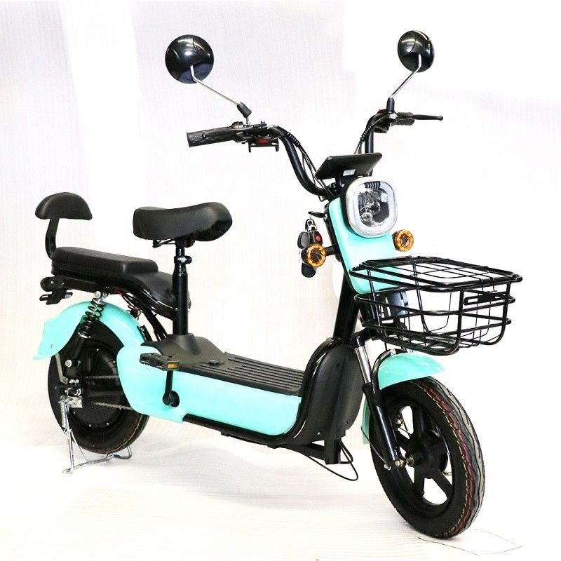Two Wheel Electric City Bike With Pedals 350W Speed Motor Full ...