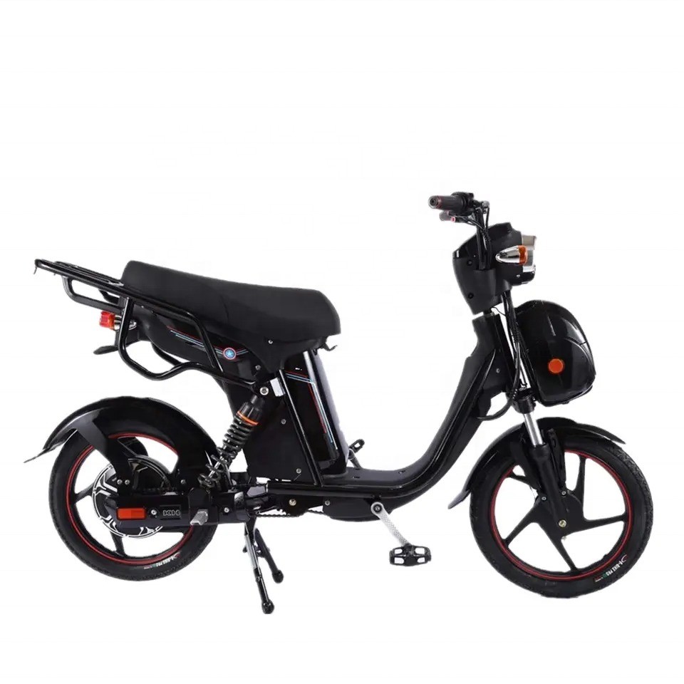 Full Suspension Electric Moped Scooter 48V 500W Front Disk And Rear ...